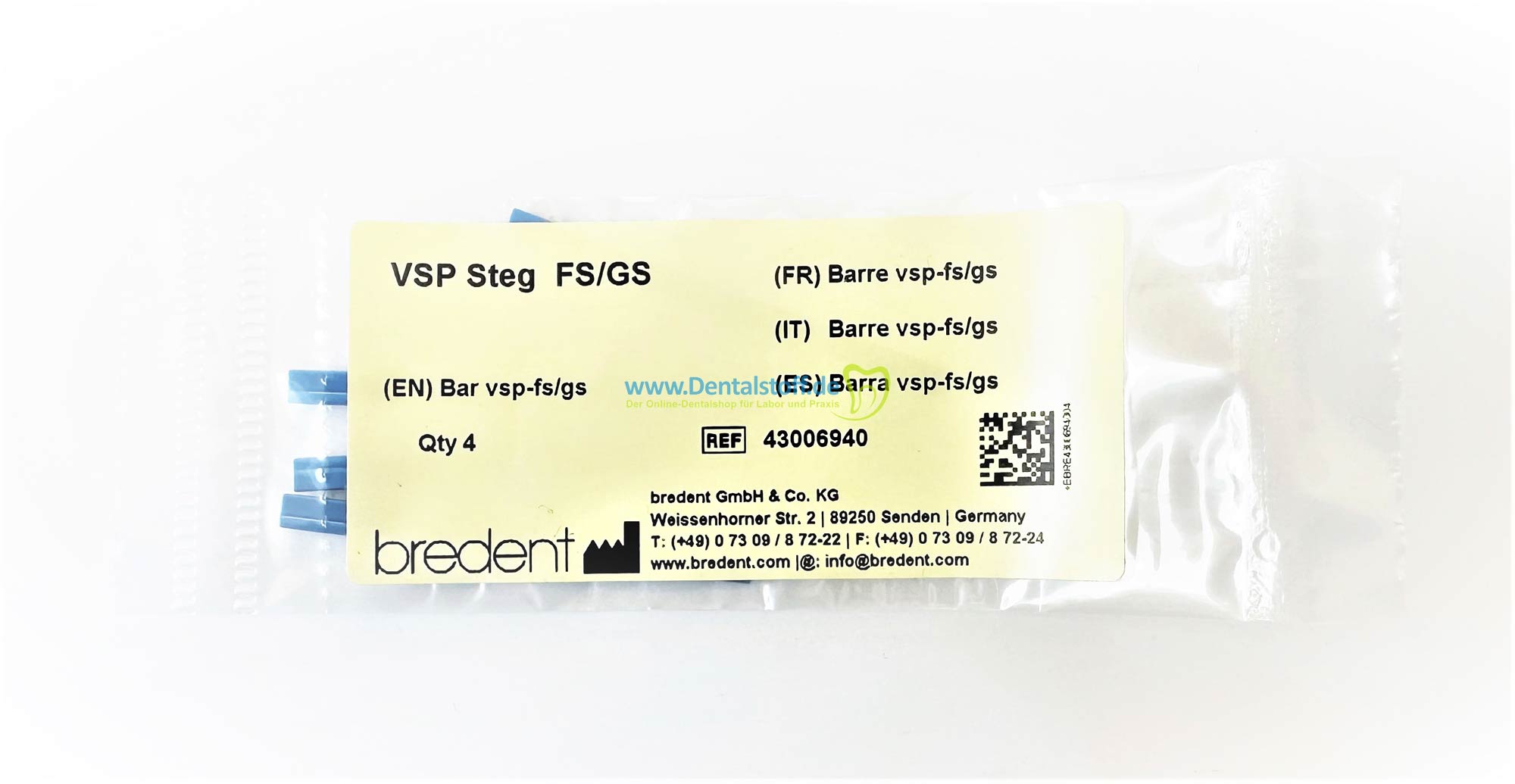 Bredent Vario Soft Profilsteg vsp-gs | Dentalstoff.de - Der Onlineshop ...