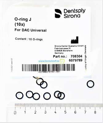 Sirona O-Ringe für DAC Universal Filterdeckel 6079532 | Dentalstoff ...