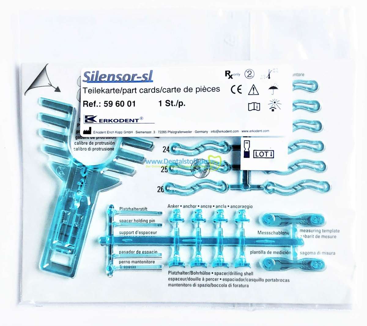 Erkodent Silensor sl Antischnarchgerät | Dentalstoff.de - Der ...