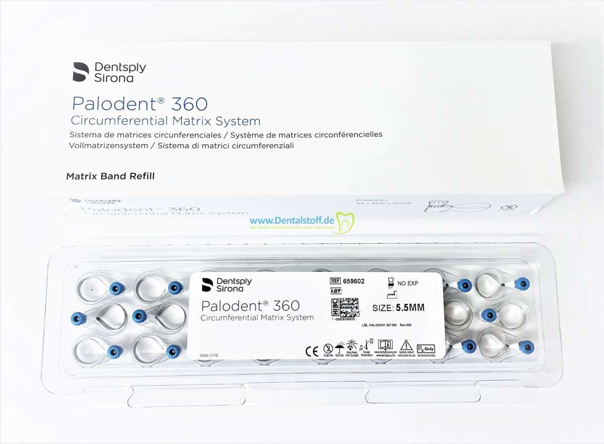 Dentsply Sirona Palodent 360 Matrizen | Dentalstoff.de - Der Onlineshop ...