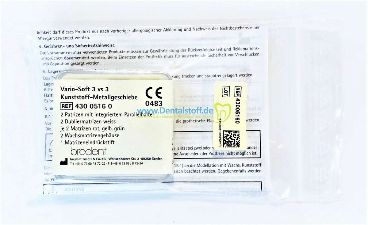 Bredent Vario Soft 3 Stabgeschiebe | Dentalstoff.de - Der Onlineshop ...