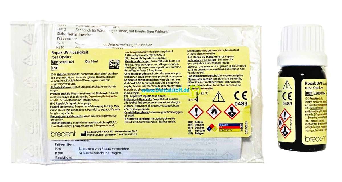 Bredent Ropak UV | Dentalstoff Onlineshop - Der Onlineshop für Labor ...