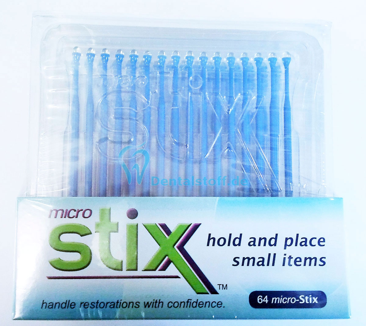 Micro Stix Original Hold blau - 64 Stück | Dentalstoff.de - Der ...