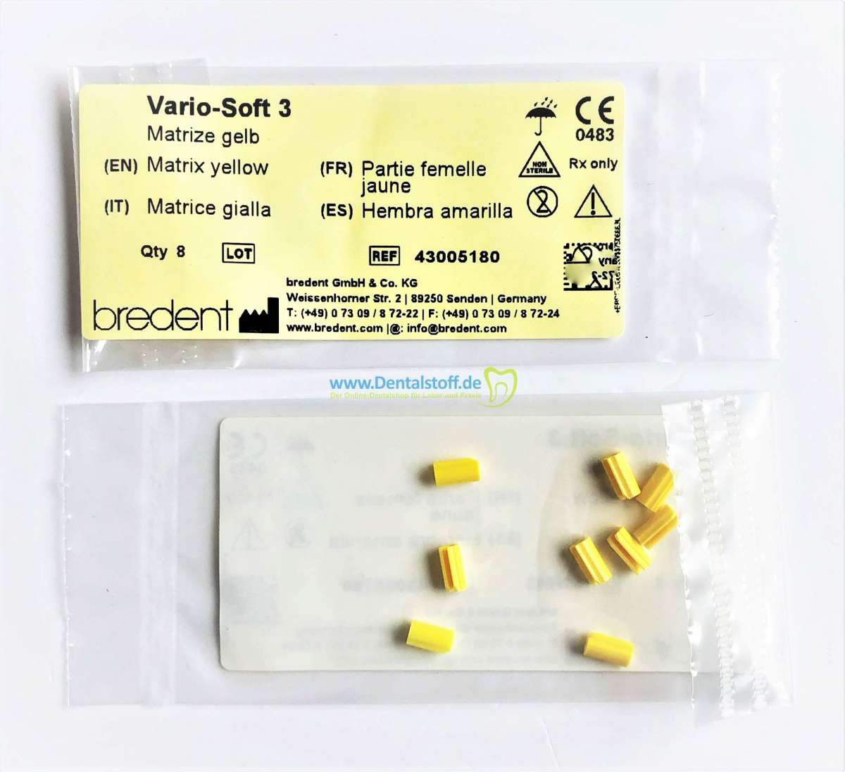 Bredent Vario Soft 3 Stabgeschiebe | Dentalstoff.de - Der Onlineshop ...