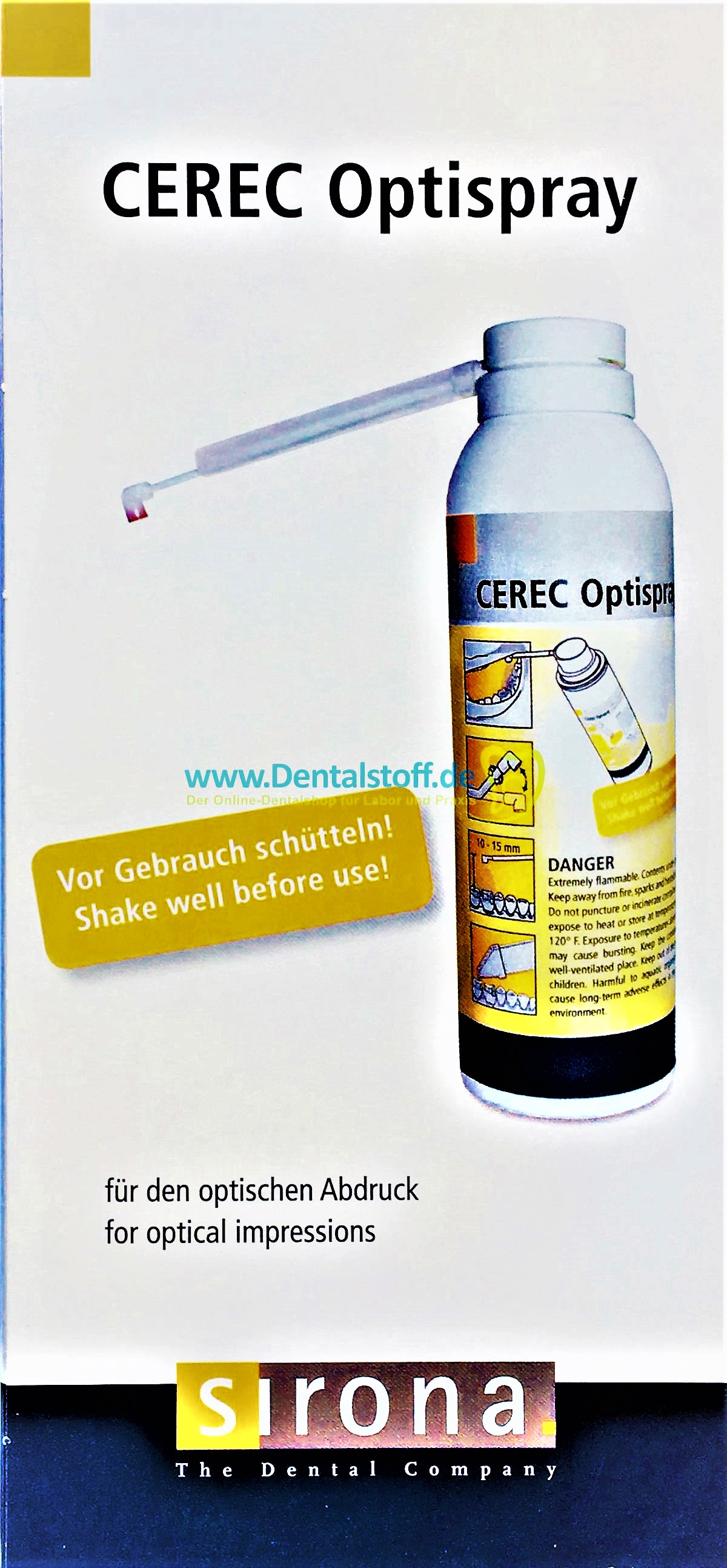 Dentsply Sirona Cerec OptiSpray | Dentalstoff.de - Der Onlineshop für ...