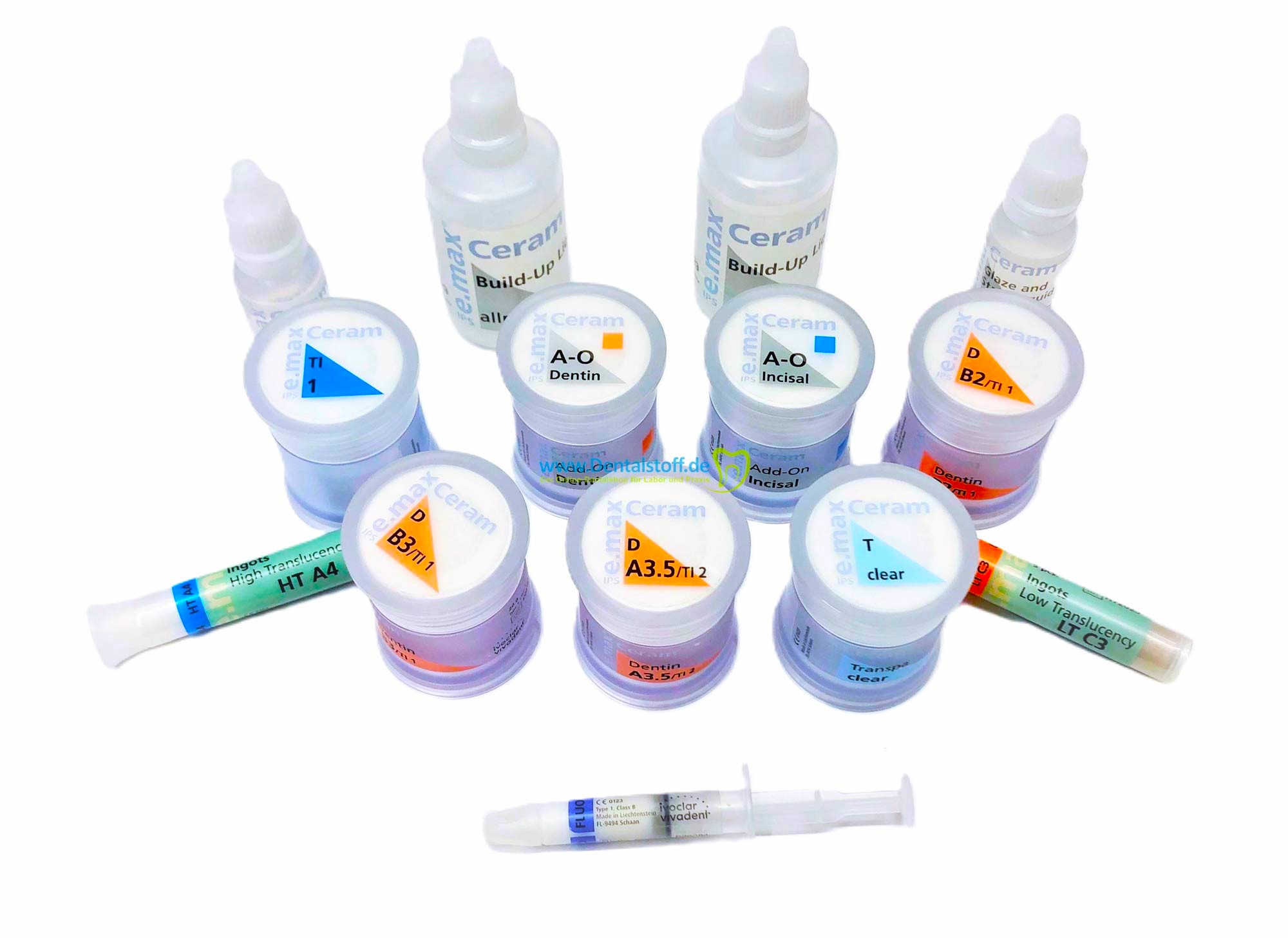 Ivoclar Vivadent IPS e.max Ceram Impulse Inter Incisalmasse weiß blau ...