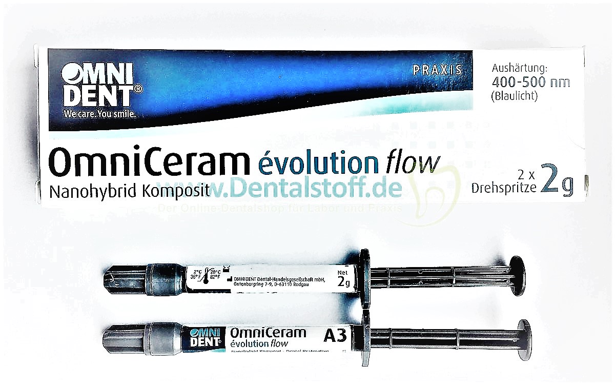 Omnident Omniceram Evolution Flow 2.0 - 2x 2g Spritze | Dentalstoff.de ...