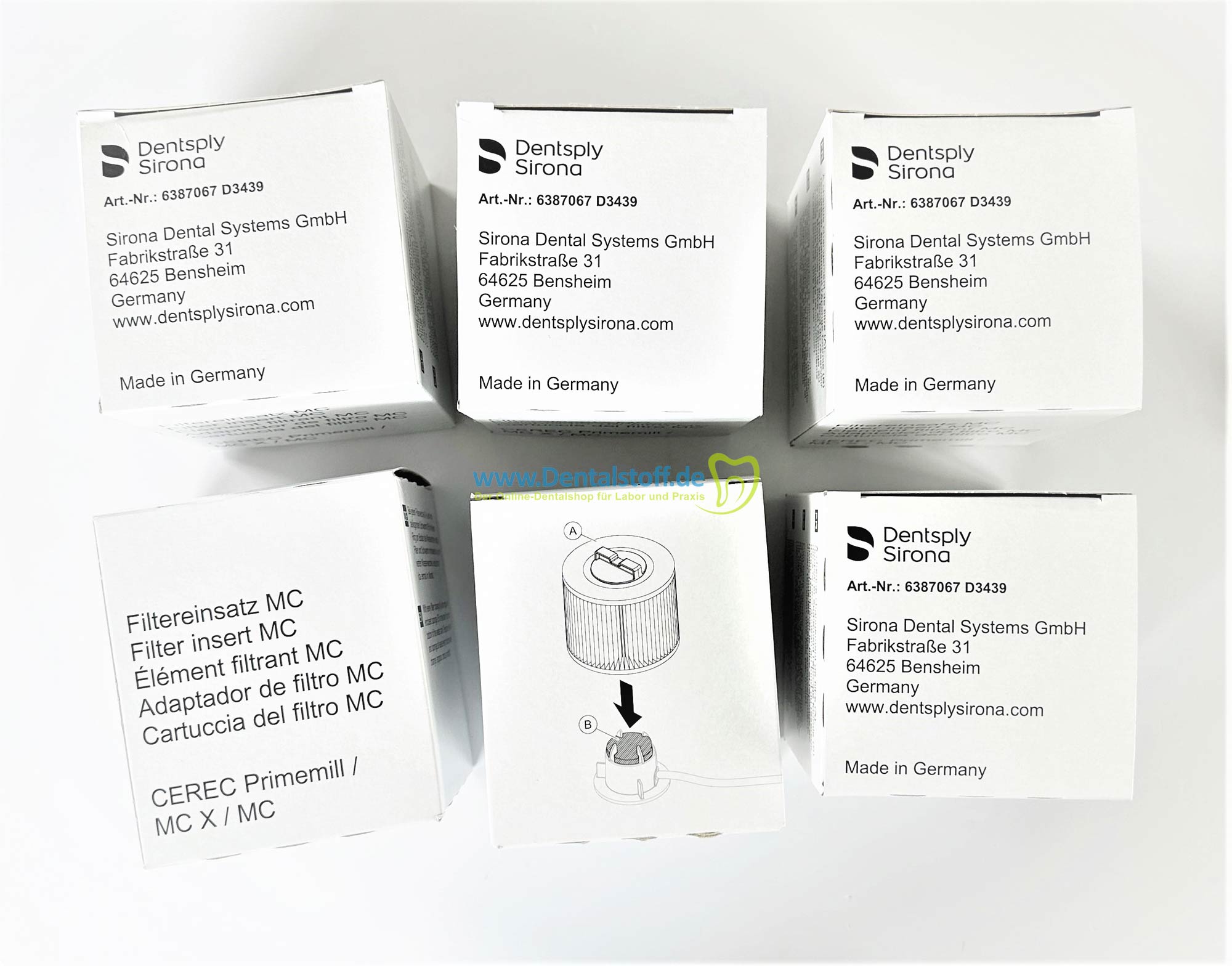 Dentsply Sirona Filtereinsatz für MC / MC X | Dentalstoff.de - Der Onlineshop für Labor & Praxis