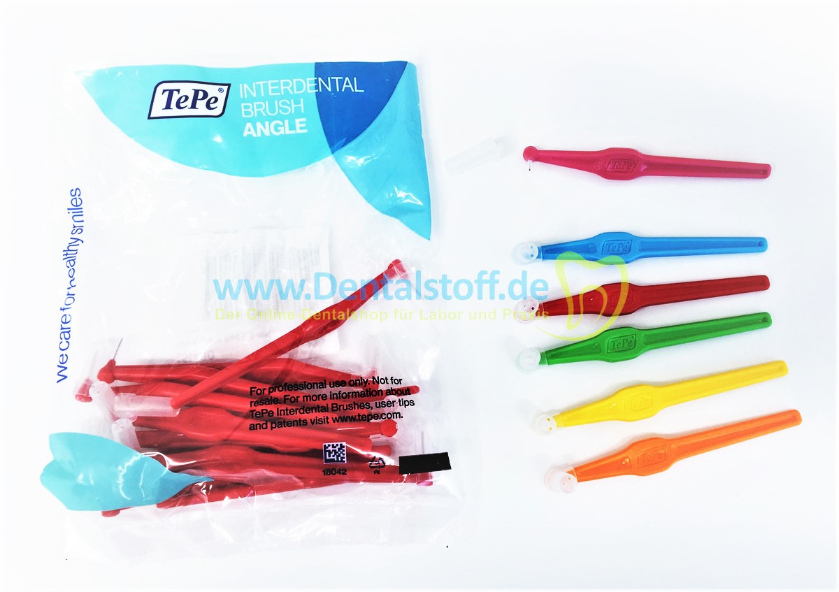 TePe - Interdentalbürsten Angel 0,4mm - 0,8mm | Dentalstoff Onlineshop ...