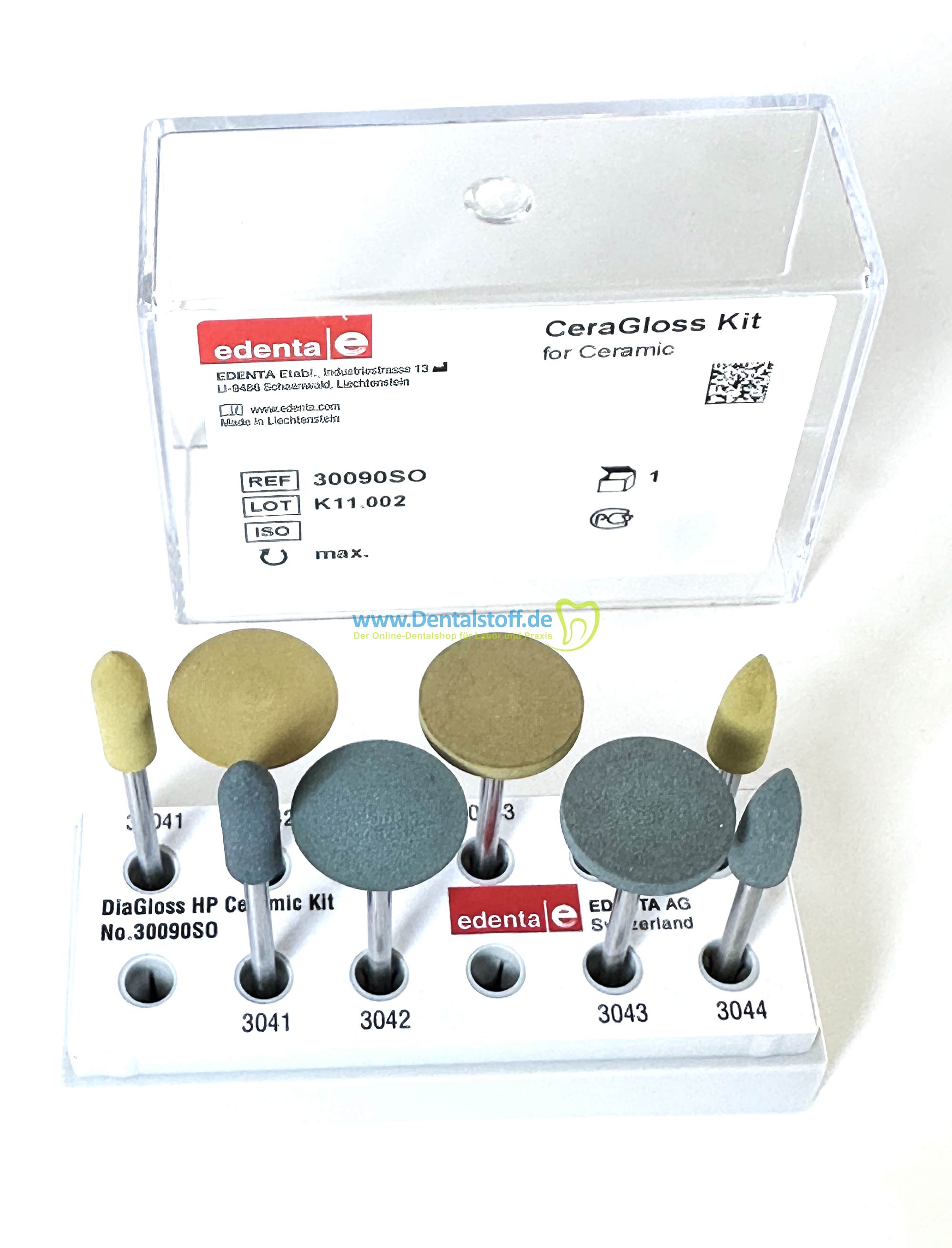 Edenta CeraGloss Polierer H Sortiment 30090SO | Dentalstoff.de - Der ...