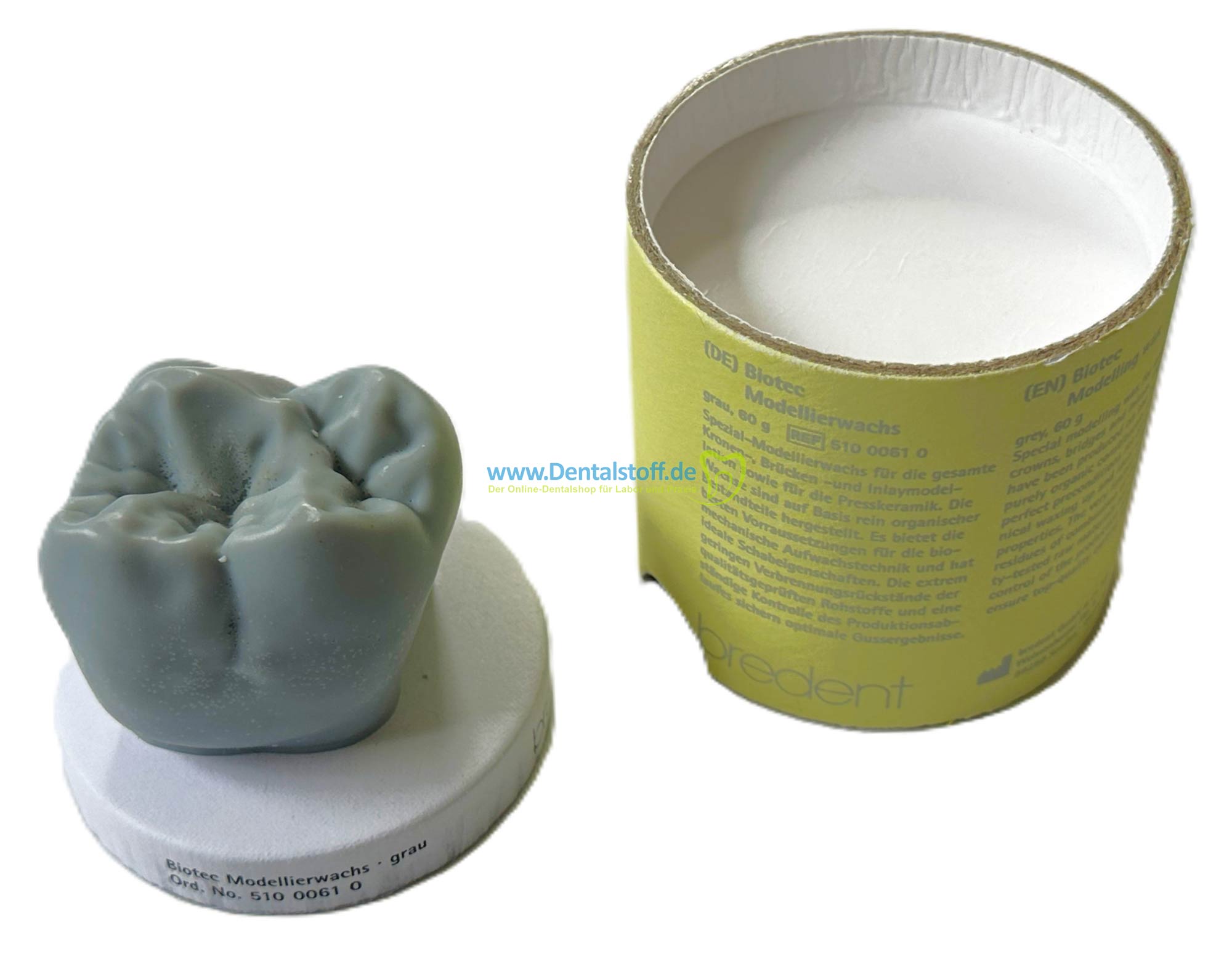 Bredent Biotec Modellierwachs - 60g | Dentalstoff Onlineshop - Der ...