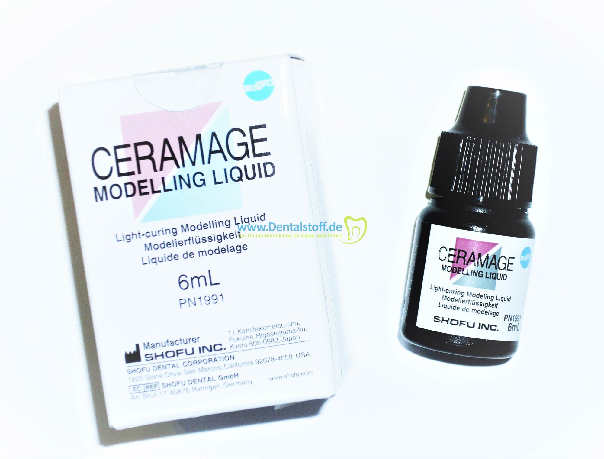 Shofu Ceramage Modellierflüssigkeit 1991 - 6ml | Dentalstoff.de - Der ...