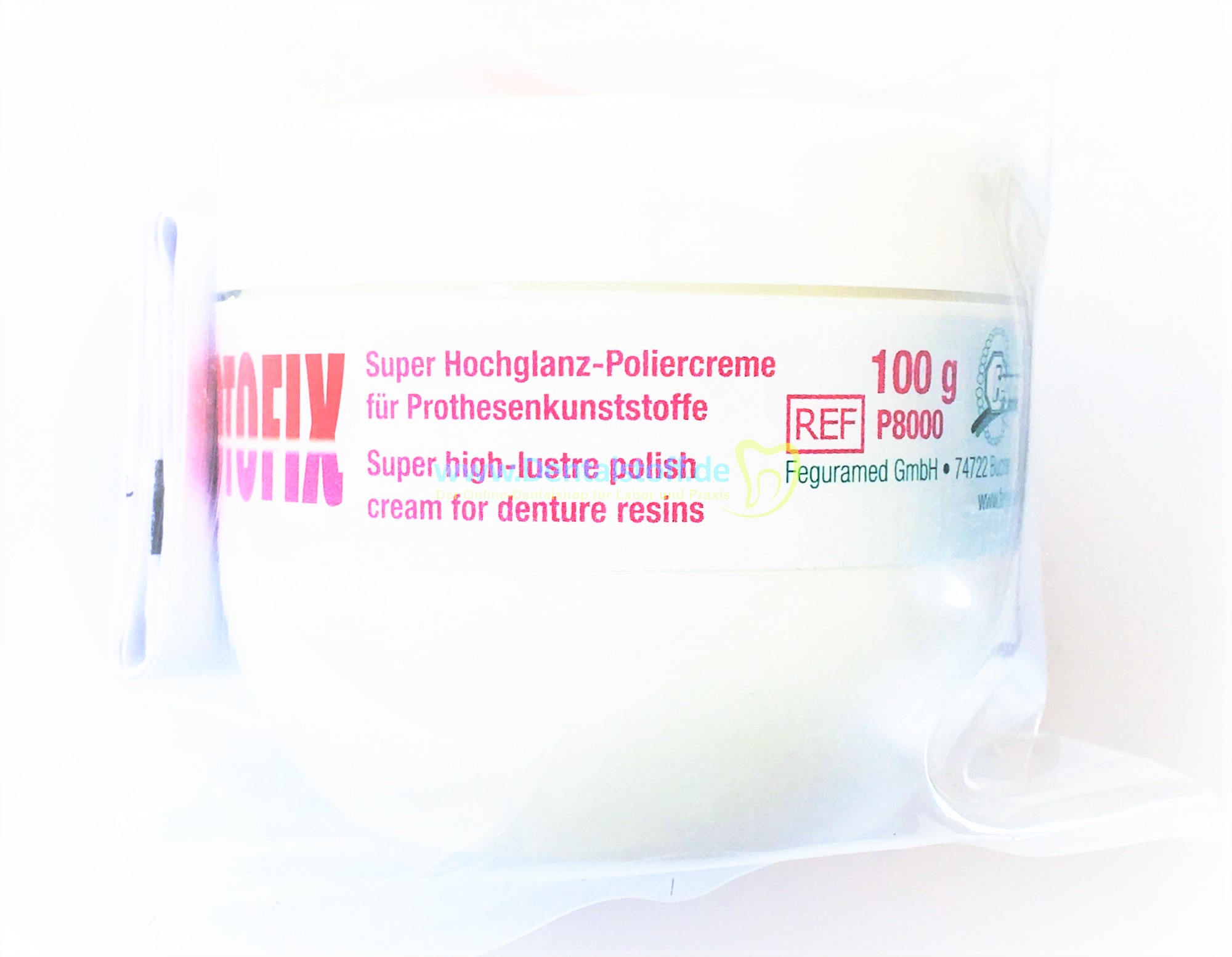 Feguramed Protofix Poliercreme P8000 - 100g | Dentalstoff.de - Der ...