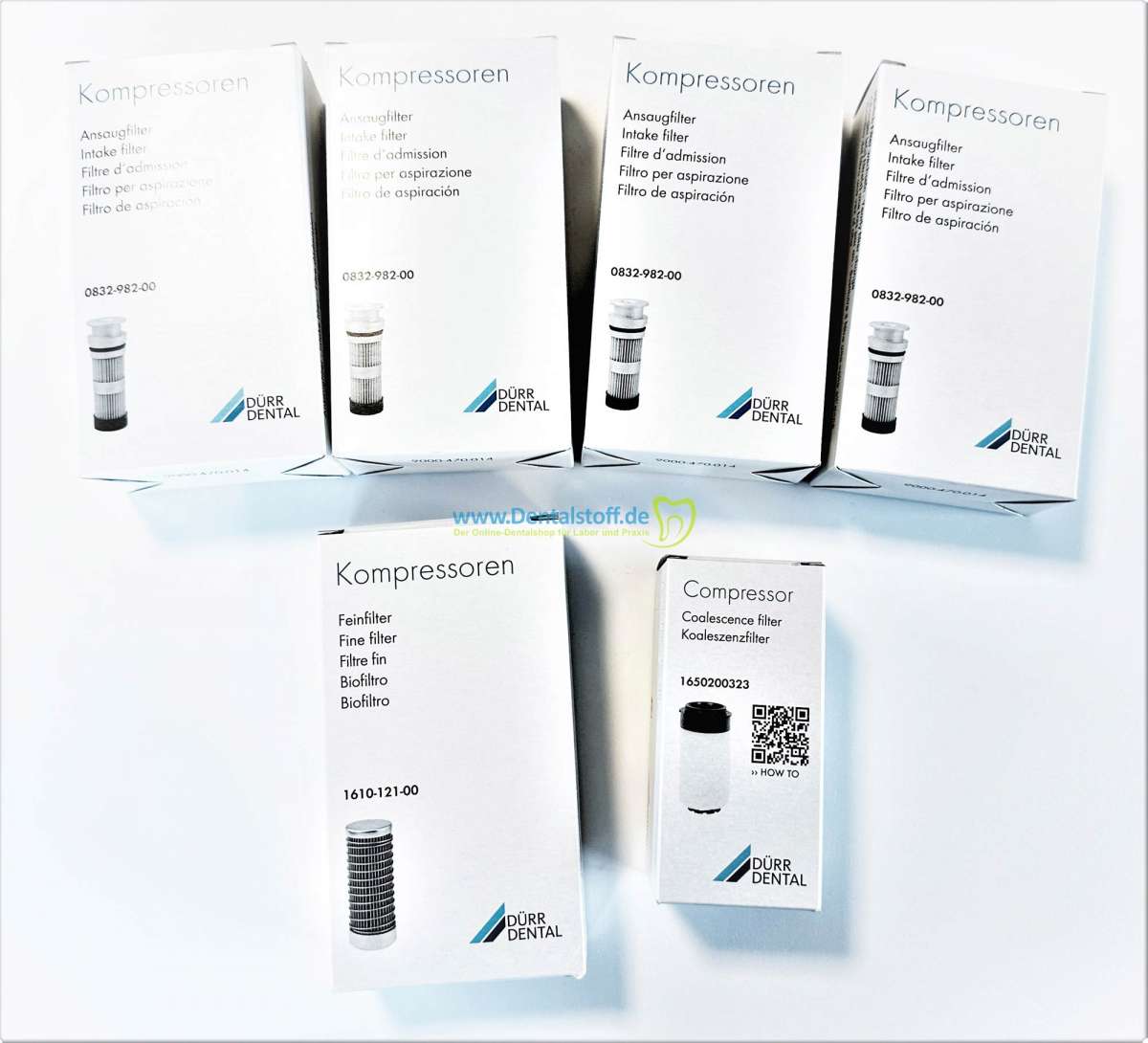 Dürr Dental Filterset Quattro 5450-980-60 | Dentalstoff.de - Der Onlineshop für Labor & Praxis