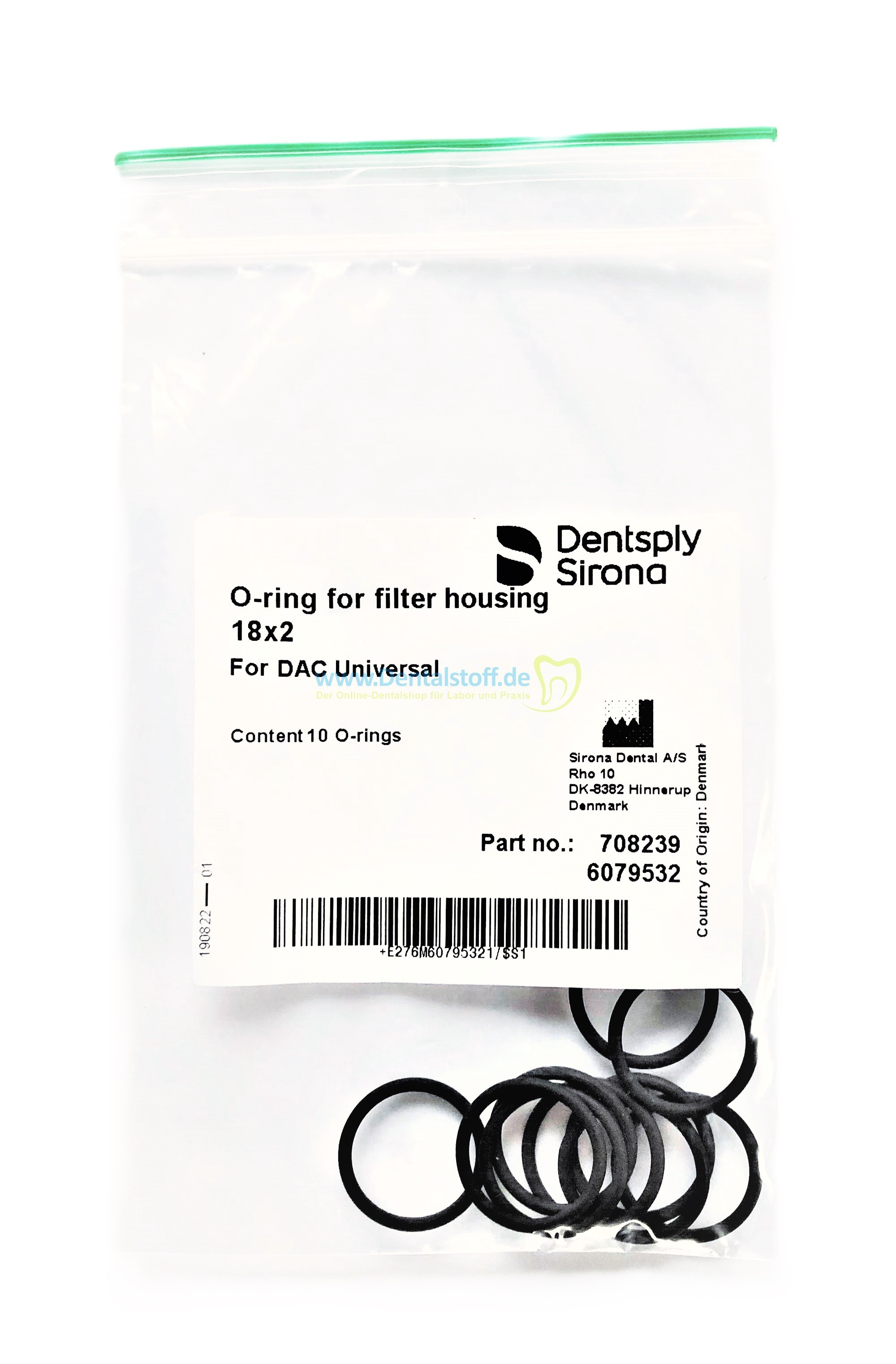 Sirona O-Ringe für DAC Universal Filterdeckel 6079532 | Dentalstoff ...