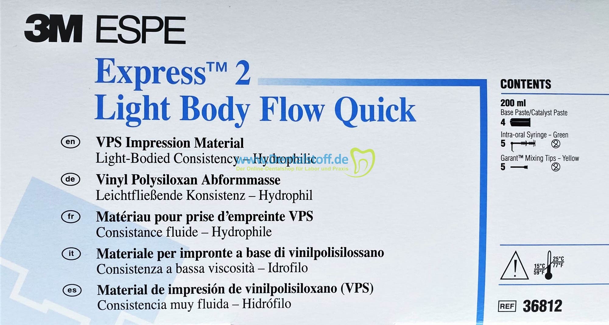 3M Espe Express 2 Light Body Flow Quick 36812 - 4x50ml | Dentalstoff.de ...