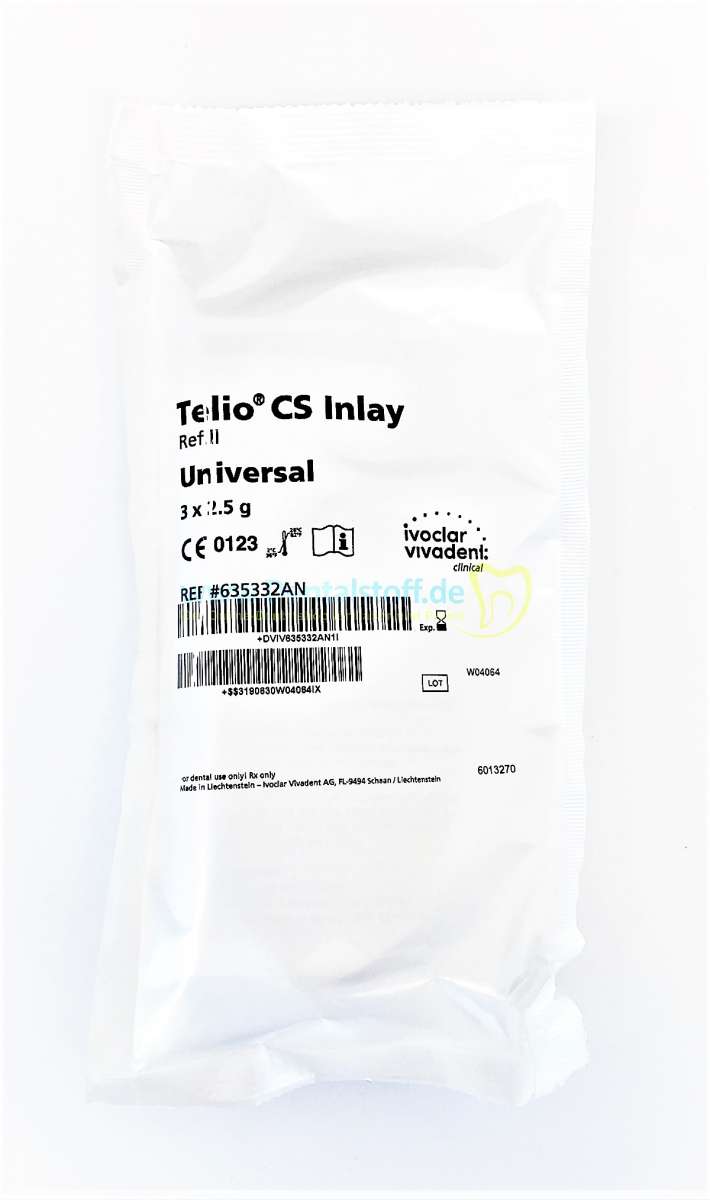 Ivoclar Telio CS Inlay | Dentalstoff.de - Der Onlineshop für Labor & Praxis