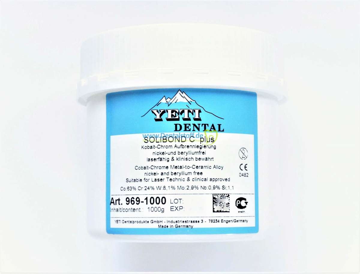 Yeti - Solibond C Plus - NEM Aufbrennlegierung | Dentalstoff Onlineshop ...