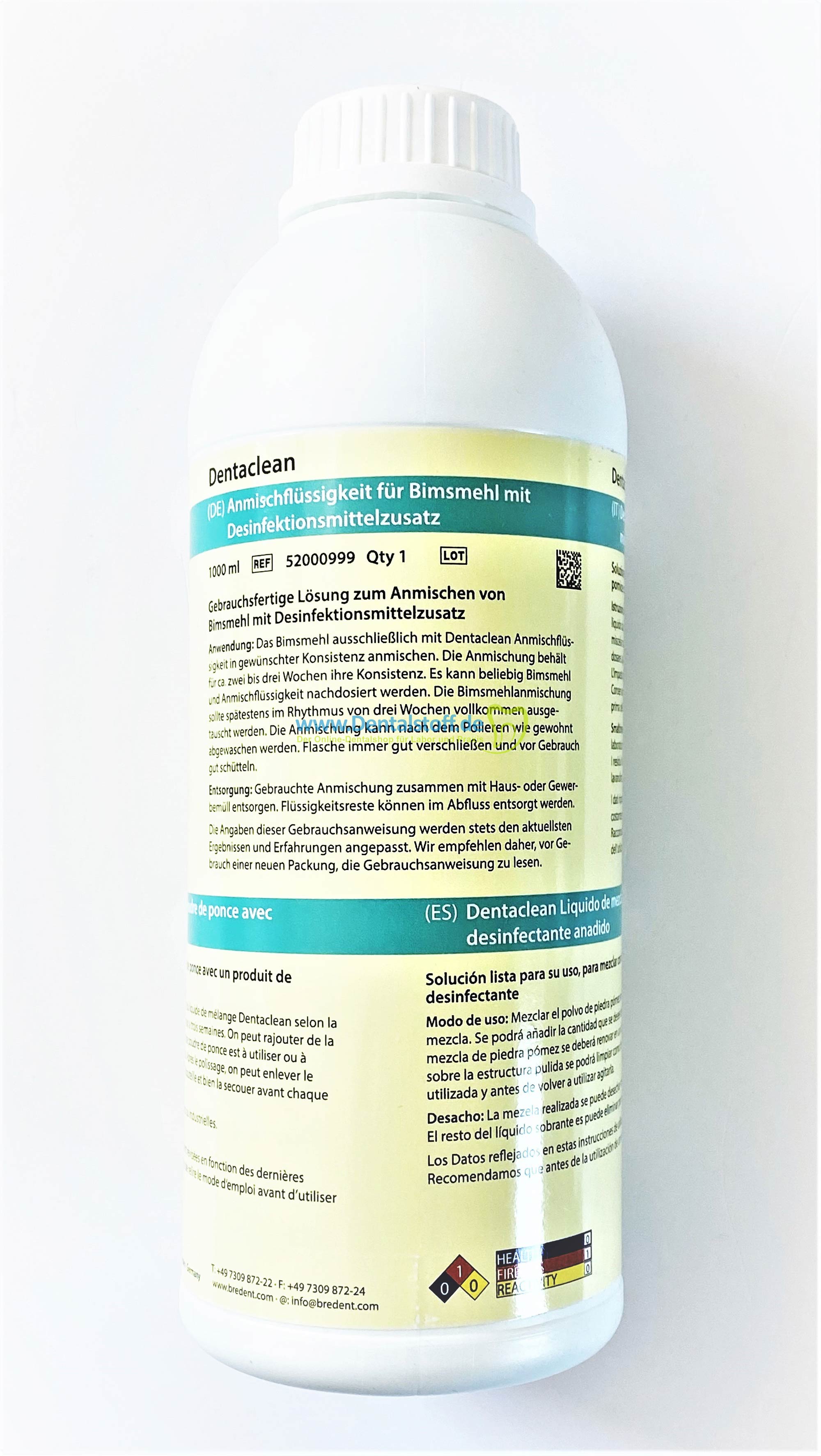 Bredent Dentaclean Bimsdesinfektion | Dentalstoff.de - Der Onlineshop ...