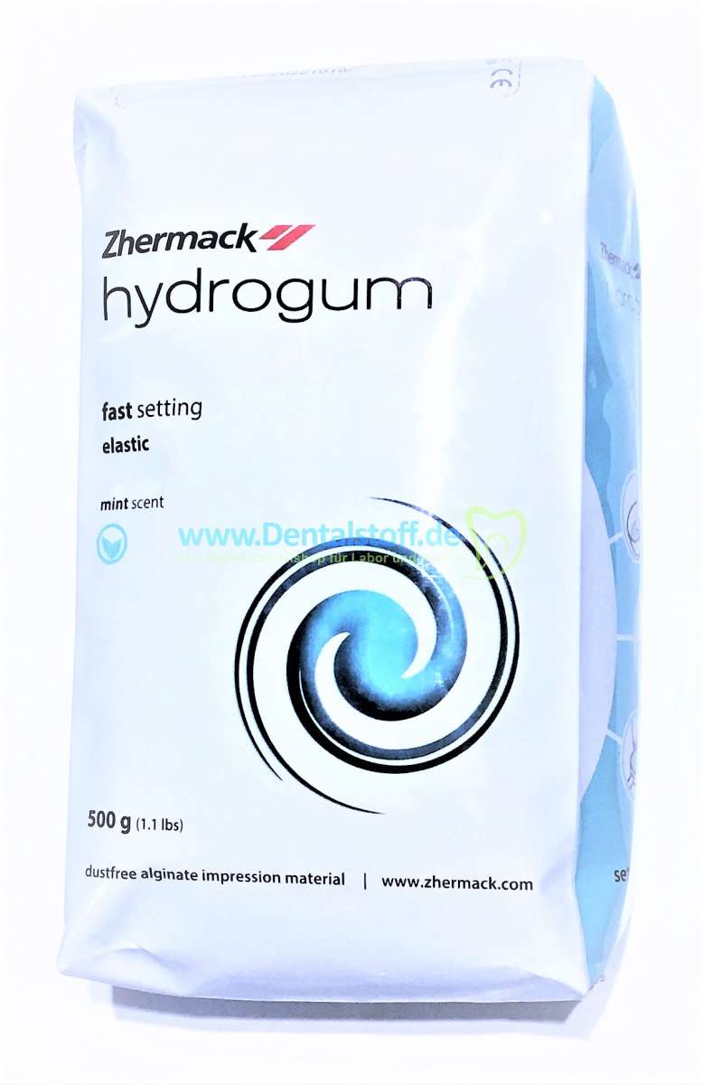 Zhermack Hydrogum Alginat 500g Beutel | Dentalstoff.de - Der Onlineshop ...