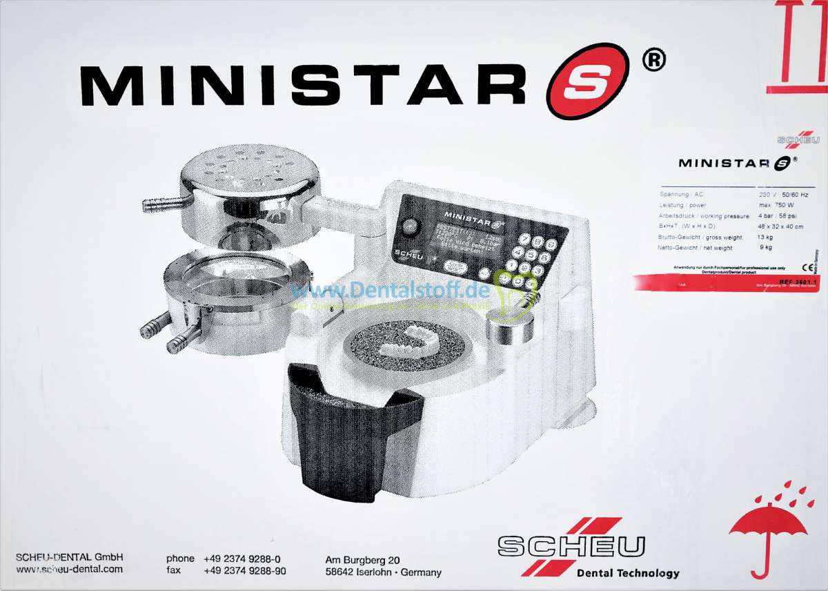 Scheu Ministar S 3501 Tiefziehgerät | Dentalstoff Onlineshop - Der ...