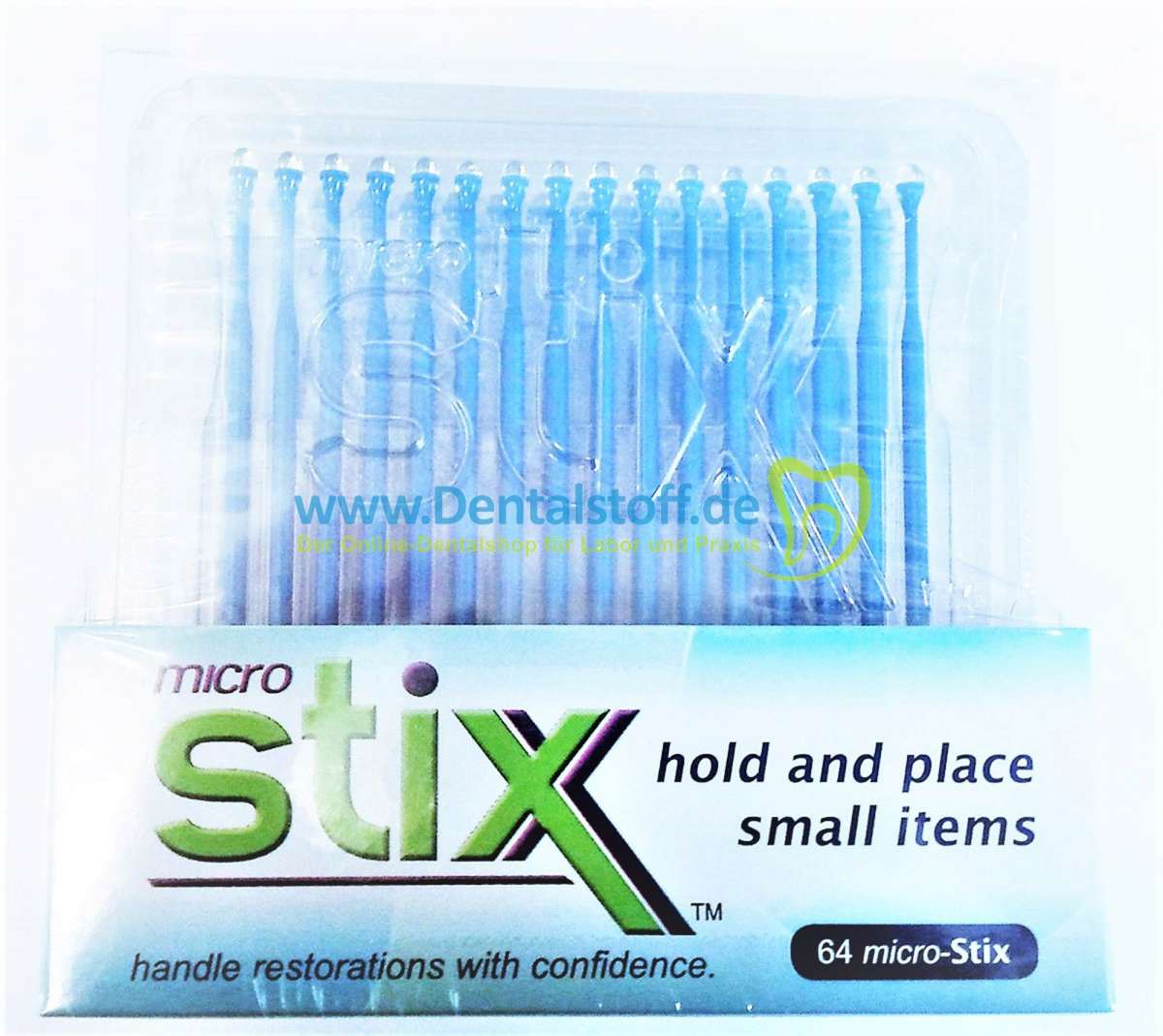 Micro Stix Original Hold blau - 64 Stück | Dentalstoff.de - Der ...